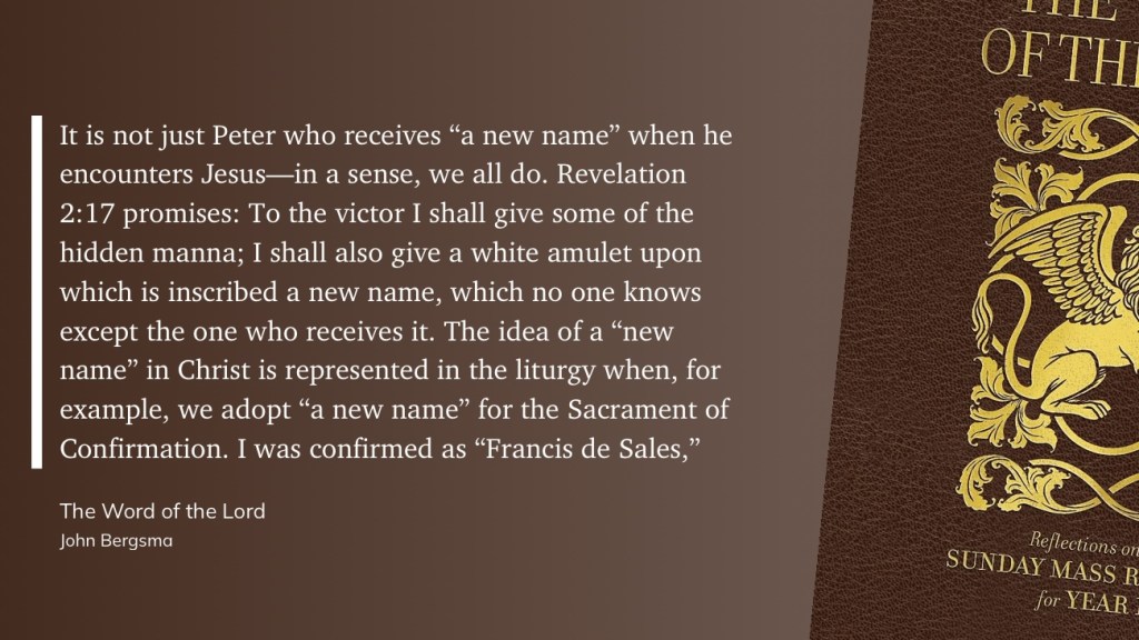 COMMENTARY – 2nd Sunday of Year B - The Word This Week