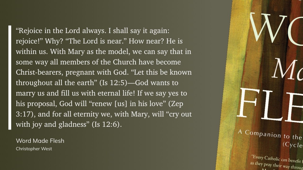 COMMENTARY - 3rd Sunday of Advent C - The Word This Week