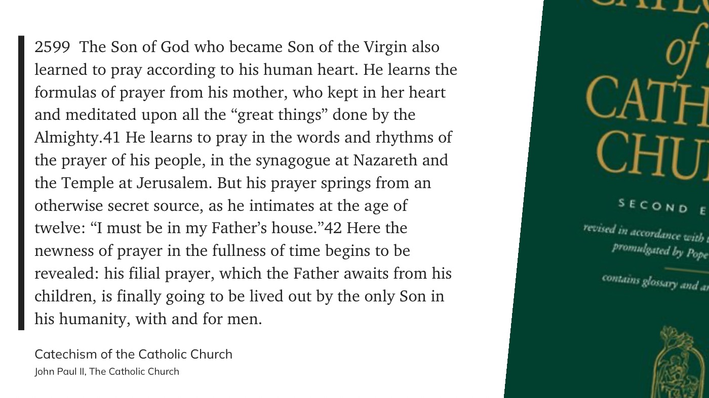 CATECHISM - Holy Family C - The Word This Week
