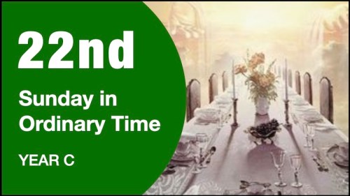 HOMILY NOTES - 22nd Sunday of Year C
