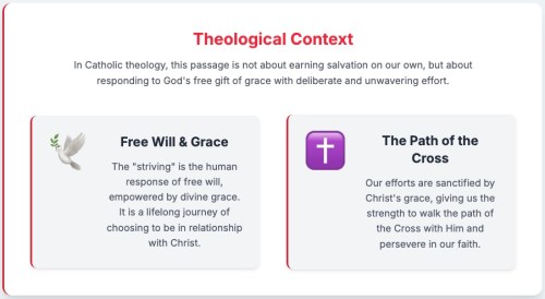 MASS READINGS - 21st Sunday of Year C - The Word This Week